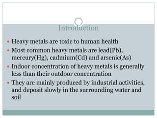 Heavy metals | PPTX