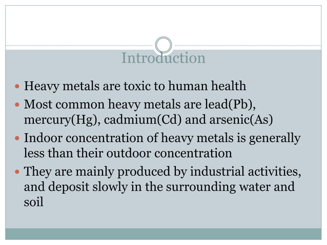 Heavy metals | PPTX