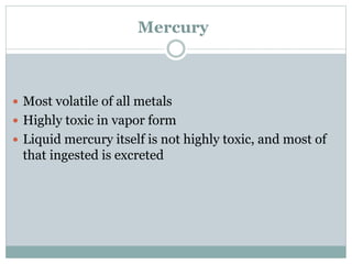 Heavy metals | PPTX