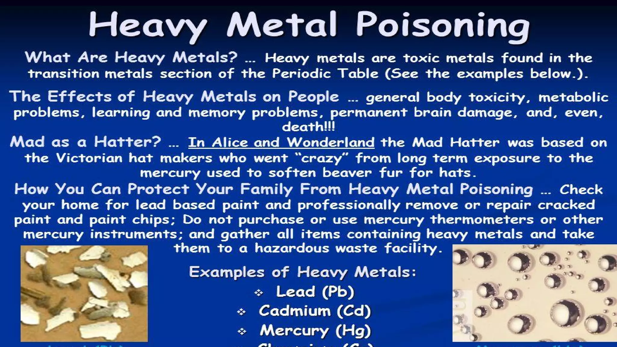 Heavy Metal Poisoning | PDF