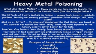 Heavy Metal Poisoning | PDF