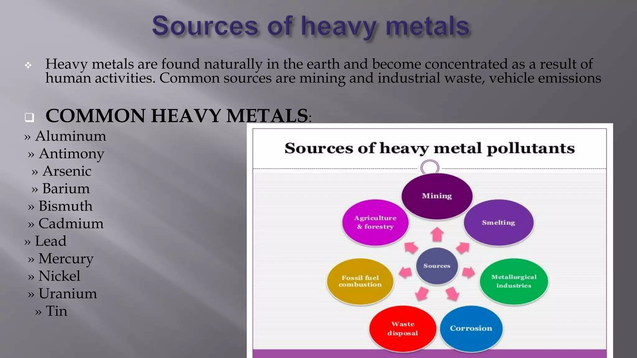 Heavy metals | PPTX