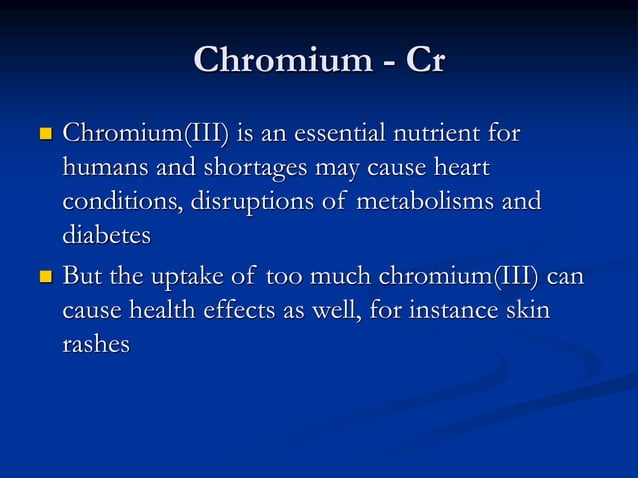 Heavy metals with their causes and effect.ppt