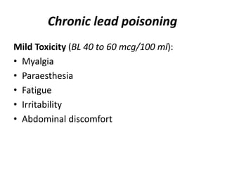 Heavy Metals poisoning and it's management.pptx. | PPTX