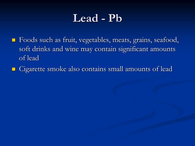 Heavy metals toxicity (1) | PPT