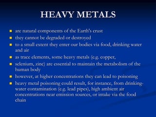 Heavy metals toxicity (1) | PPT