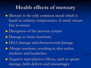 Heavy metals toxicity (1) | PPT