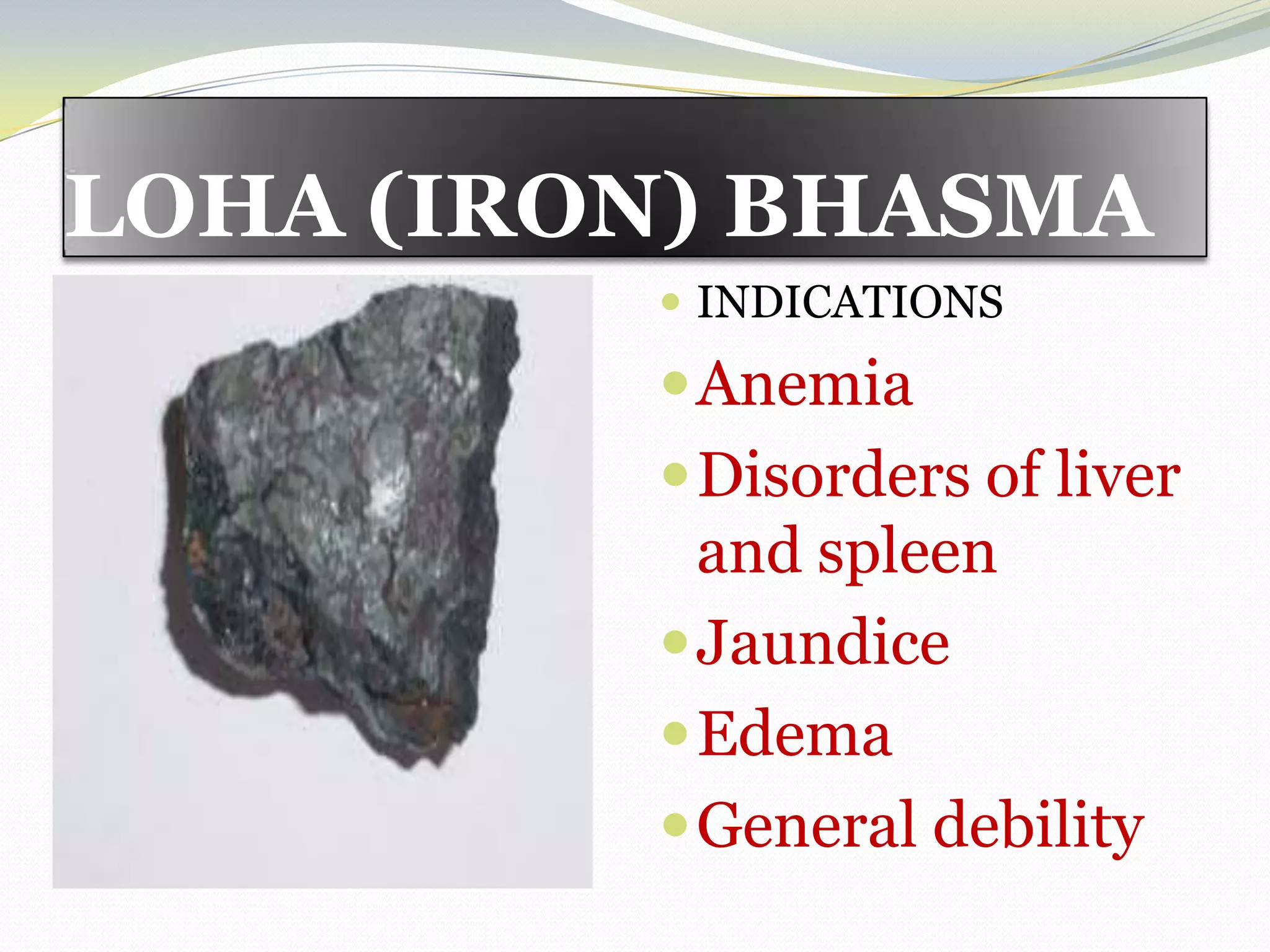 Heavy metals in ayurvedic drug formulations | PPTX