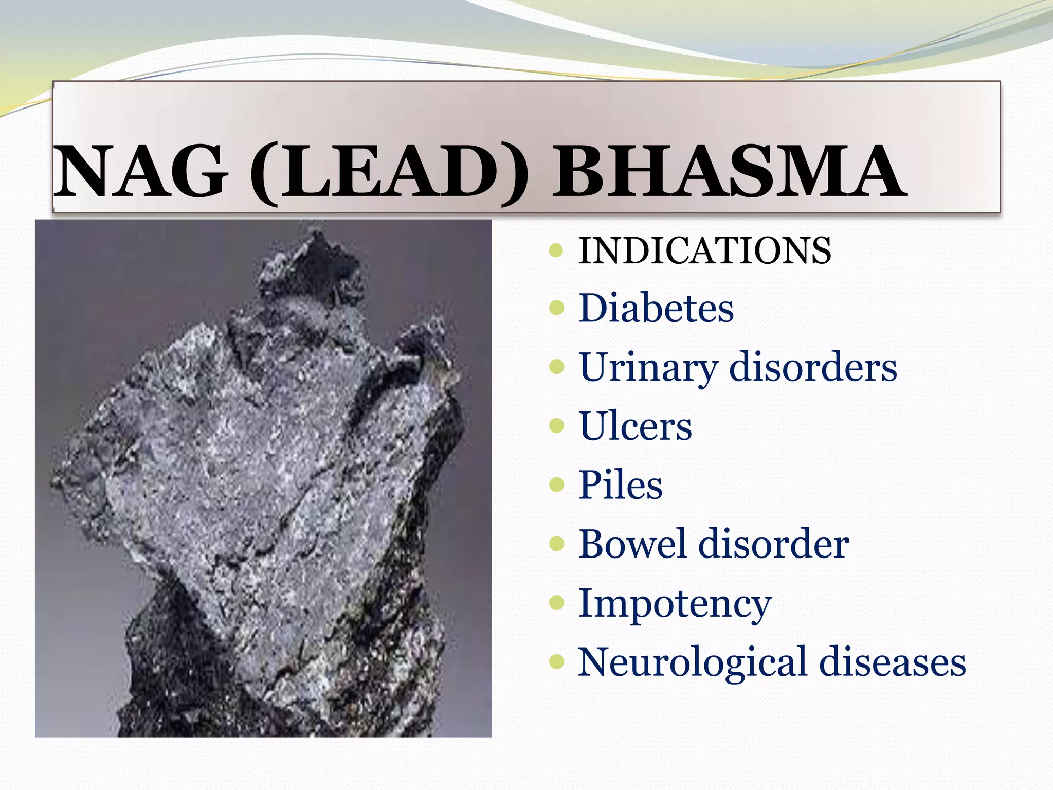 Heavy metals in ayurvedic drug formulations | PPTX