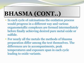Heavy metals in ayurvedic drug formulations | PPTX