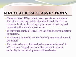 Heavy metals in ayurvedic drug formulations | PPTX