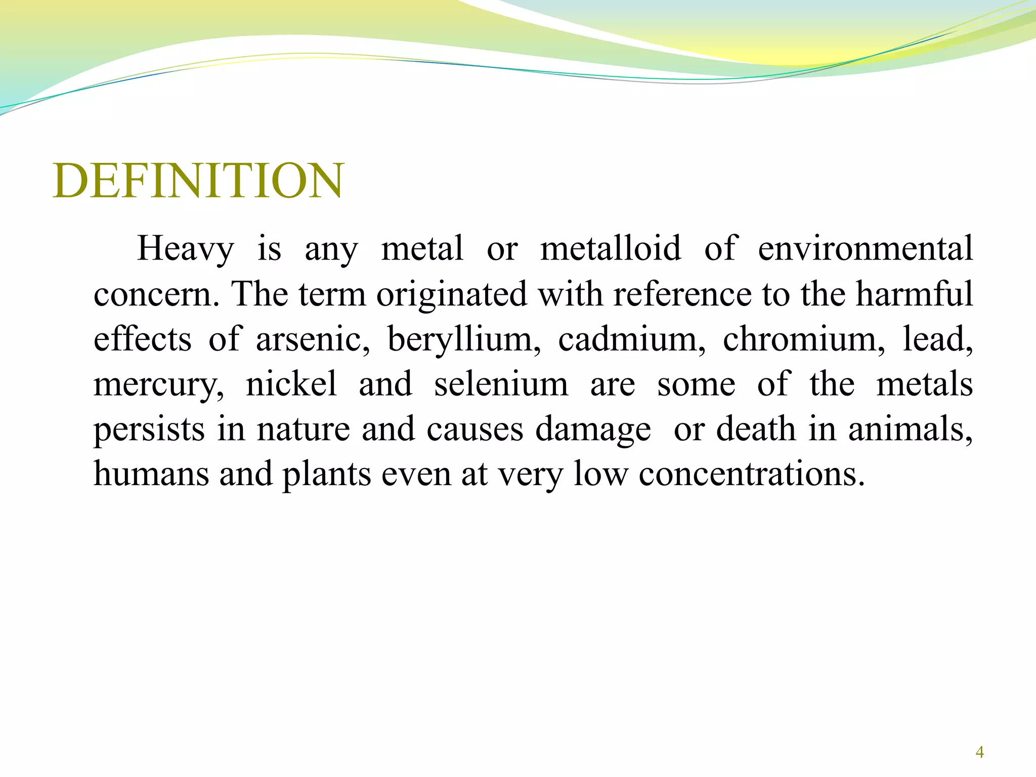 Heavymetals & living system ppt | PPTX