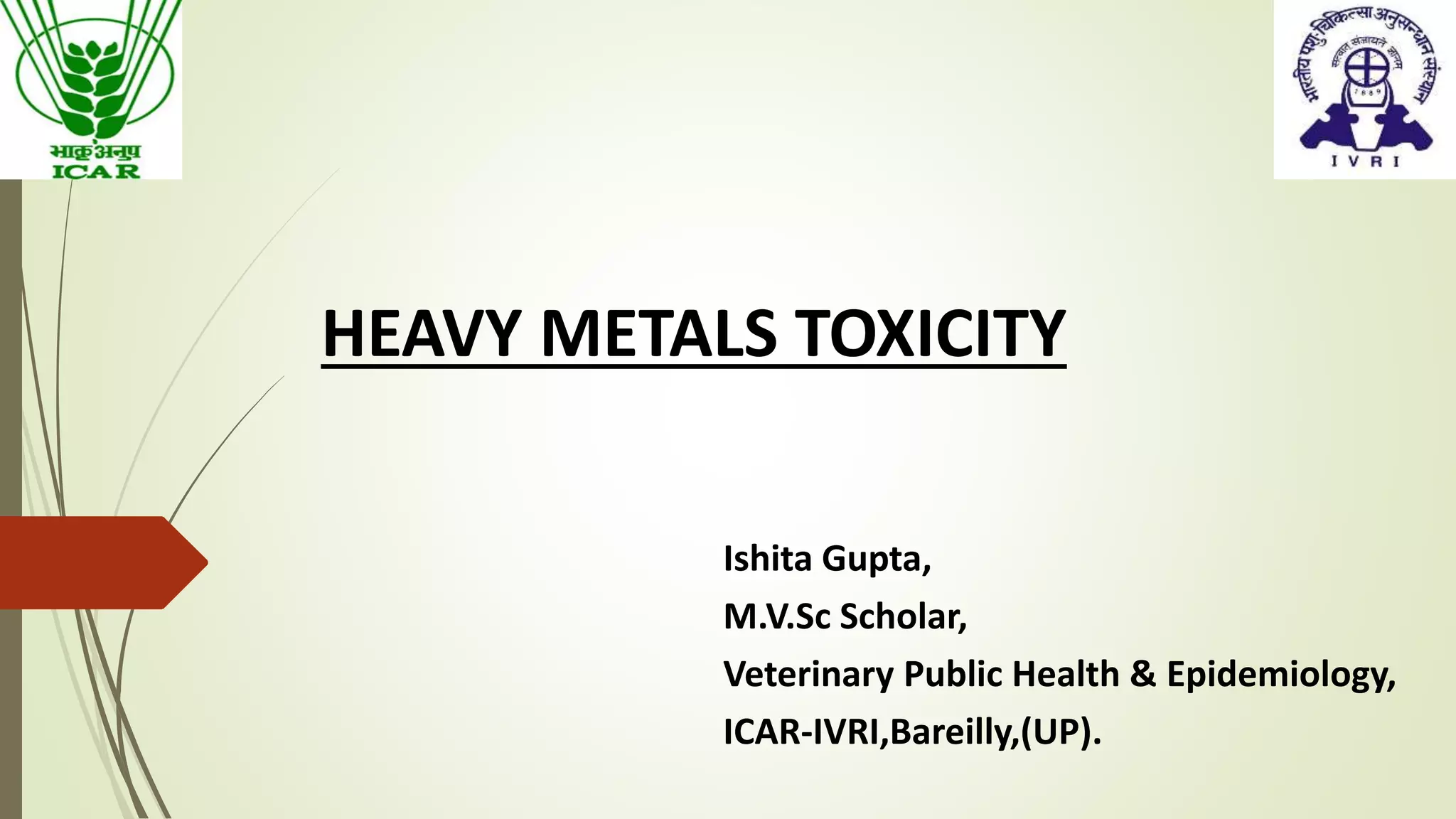 Heavy metals toxicity | PPTX