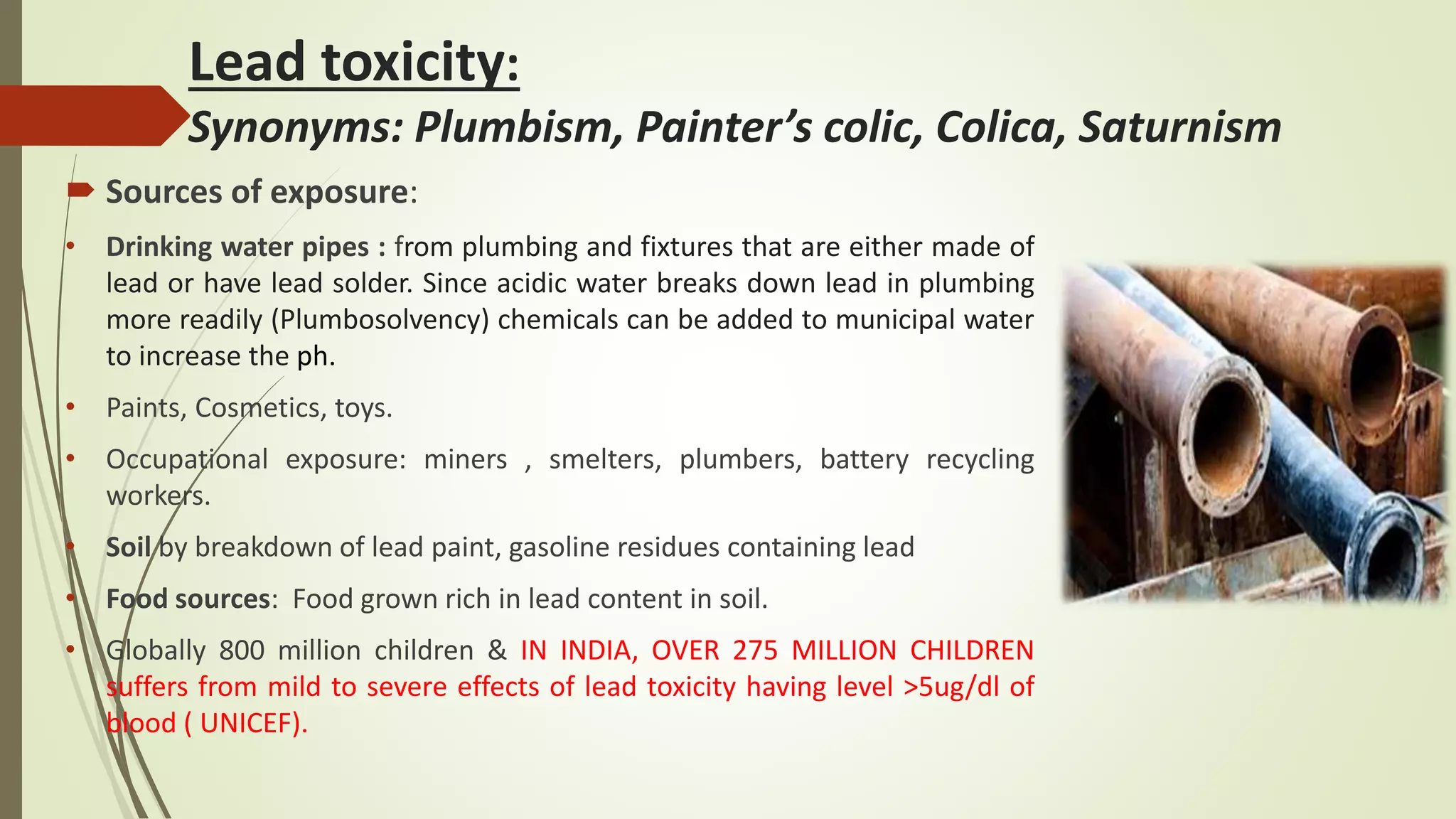 Heavy metals toxicity | PPTX