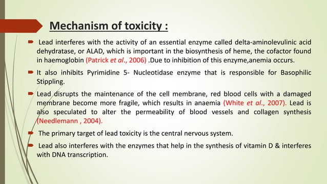 Heavy metals toxicity | PPTX