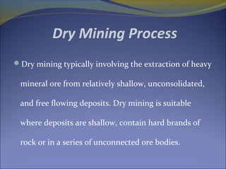 Heavy minerals; IMSF, CU | PPT