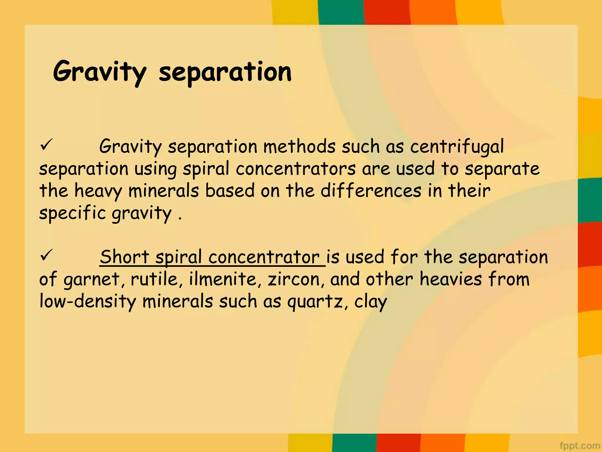 Heavy minerals | PPT