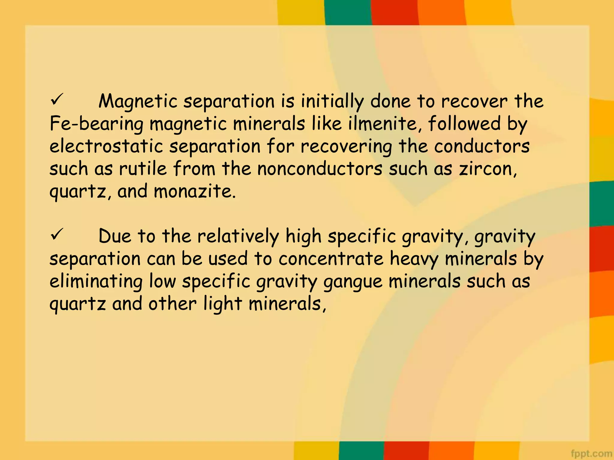 Heavy minerals | PPT