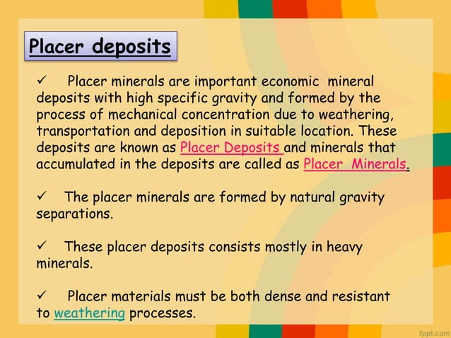 Heavy minerals | PPT