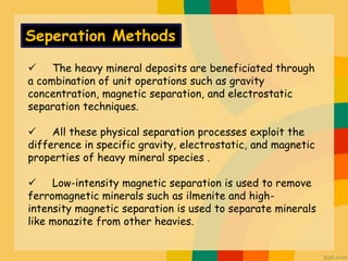 Heavy minerals | PPT