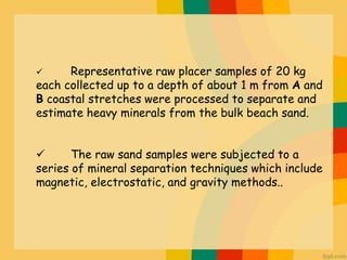 Heavy minerals | PPT