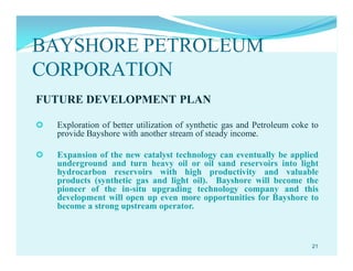 Heavy Oil/ Bitumen Upgrading Technology Presentation | PDF