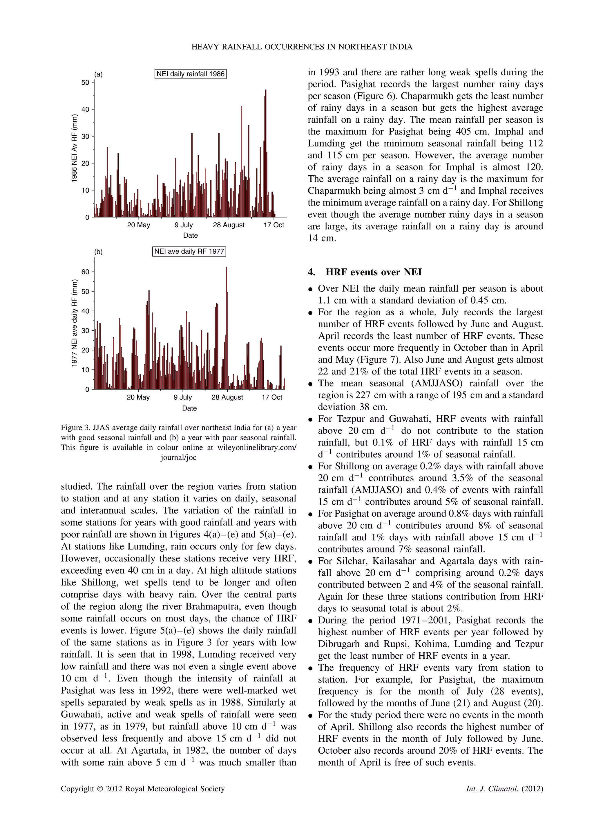 Heavy rainfall northeast india | PDF