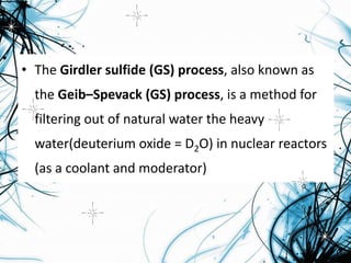 Heavy water | PPT