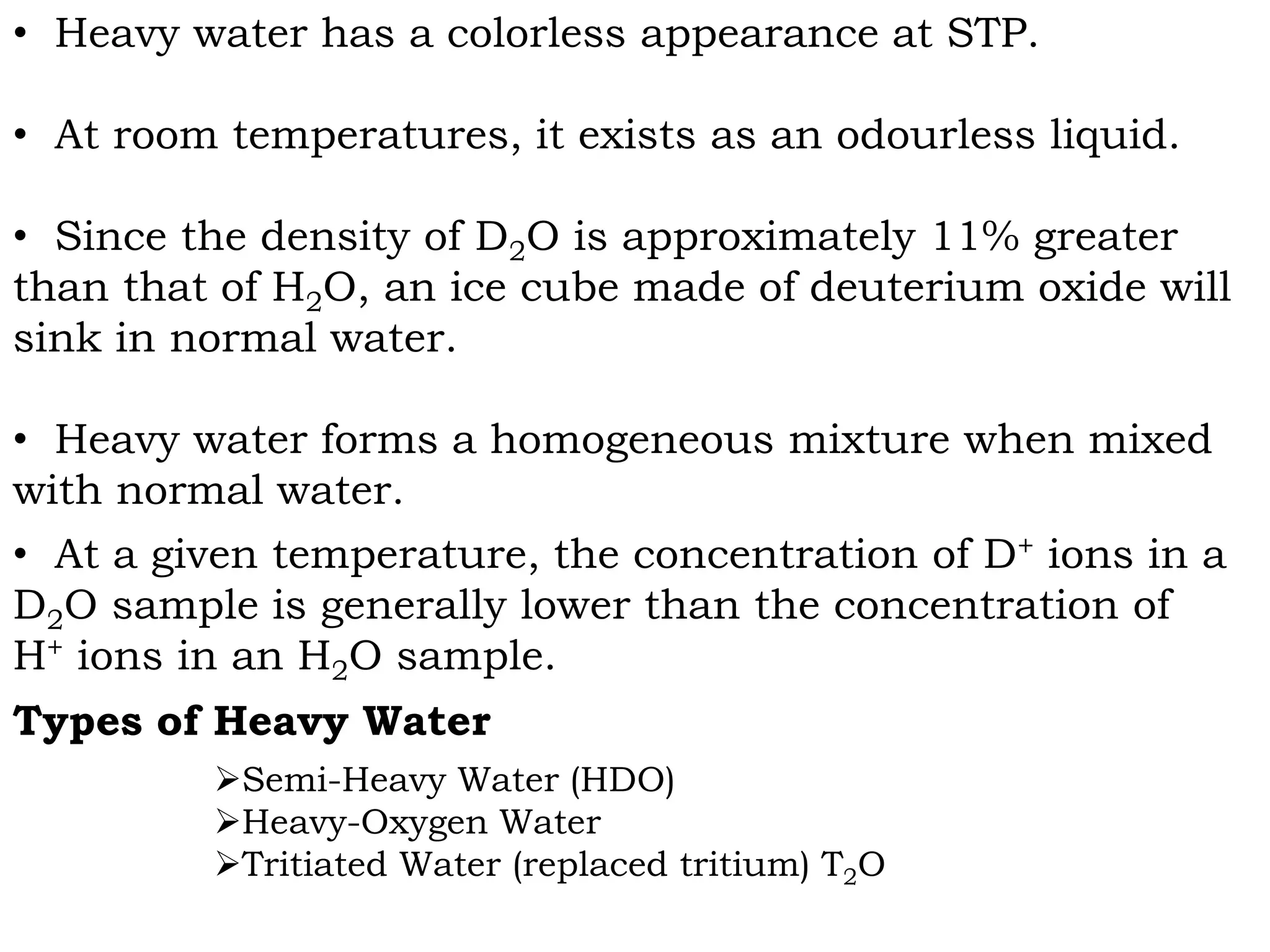 Heavy water | PDF