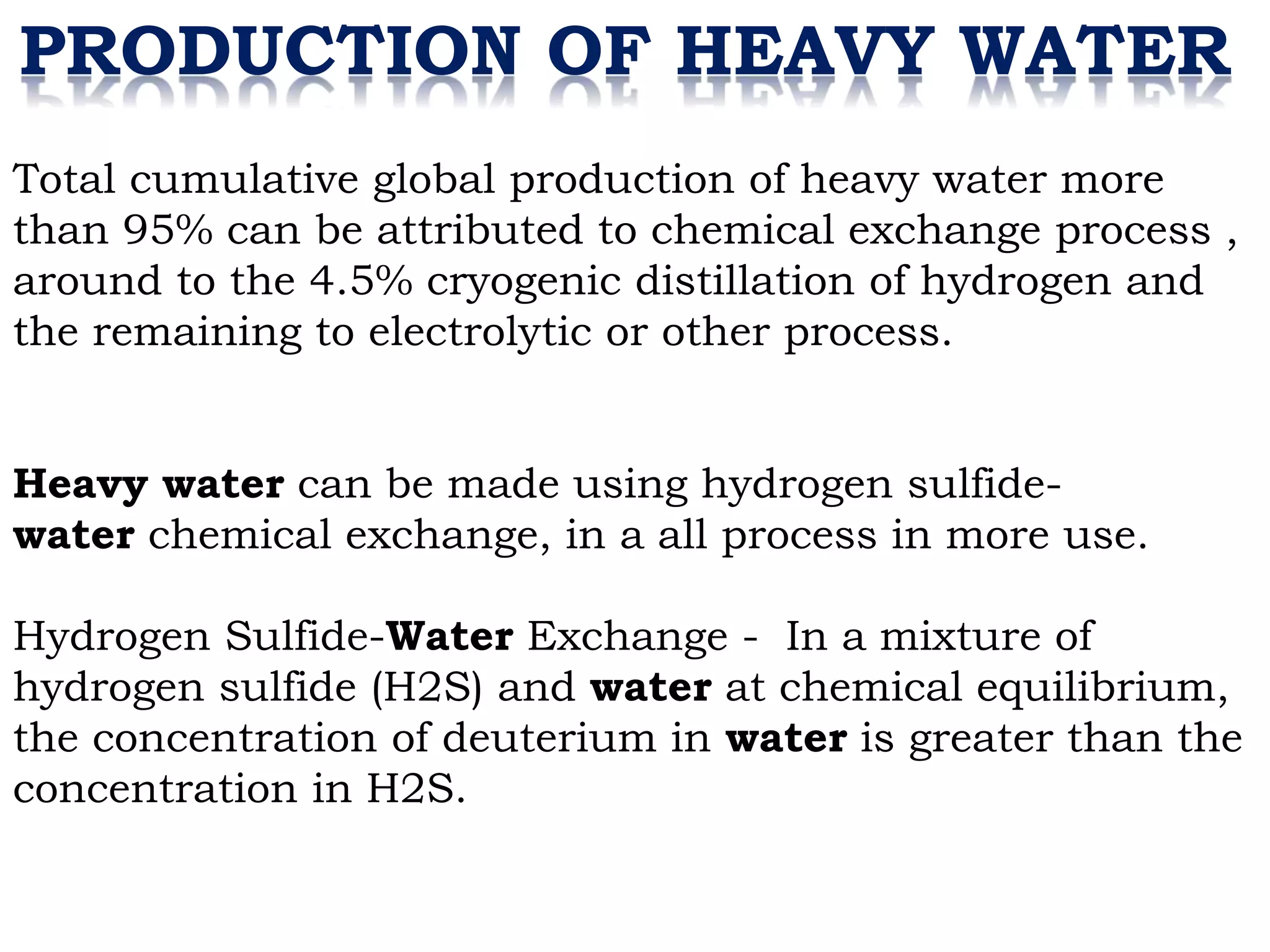 Heavy water | PDF