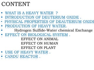 Heavy water | PDF