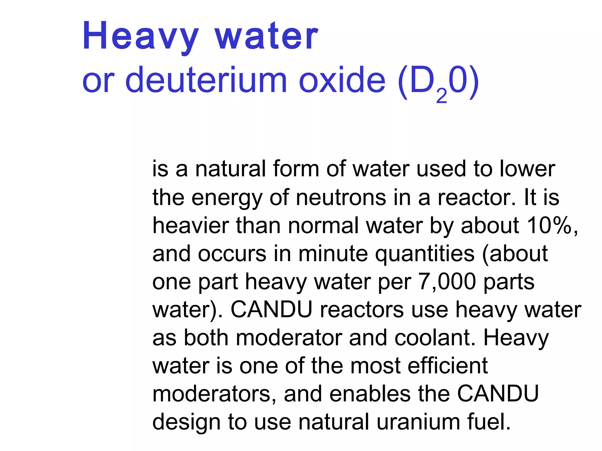 Heavy water production | PPT