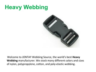 Webbing | PPT