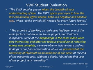 The vulnerable witnesses project - Angela Laycock | PPT