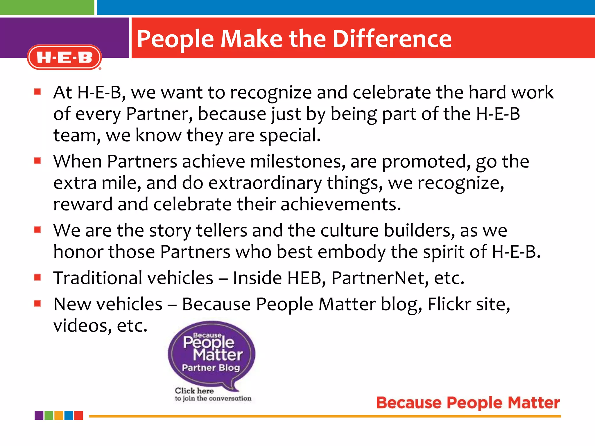 H-E-B Employee Communications | PDF