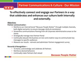 H-E-B Employee Communications | PDF