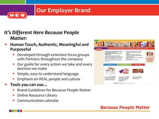 H-E-B Employee Communications | PDF