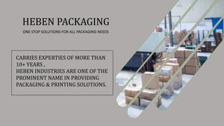 Heben Print, Packaging machines & Material Suppliers | PDF