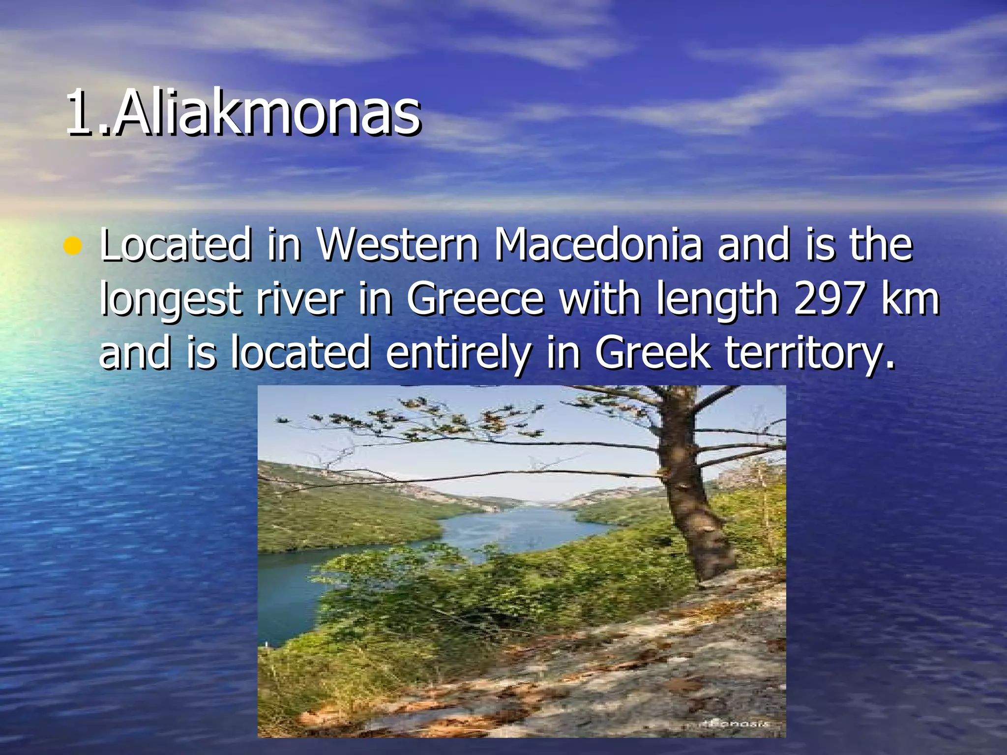 The biggest rivers in greece | PPT