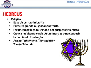 Hebreus, Fenícios e Persas | PPTX