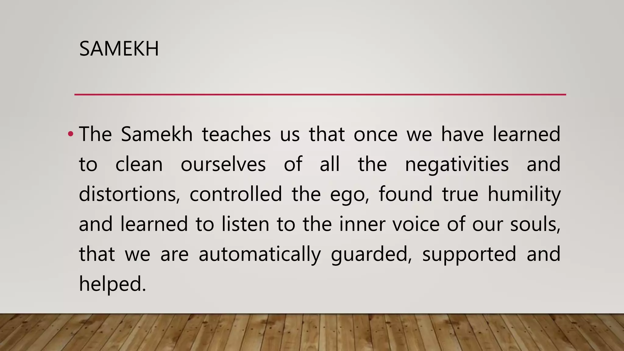 HEBREW LETTER - SAMECH | PPT