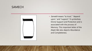 HEBREW LETTER - SAMECH | PPT