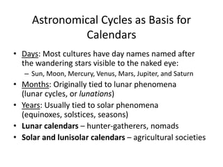 The Hebrew Calendar: It's About Time | PPT