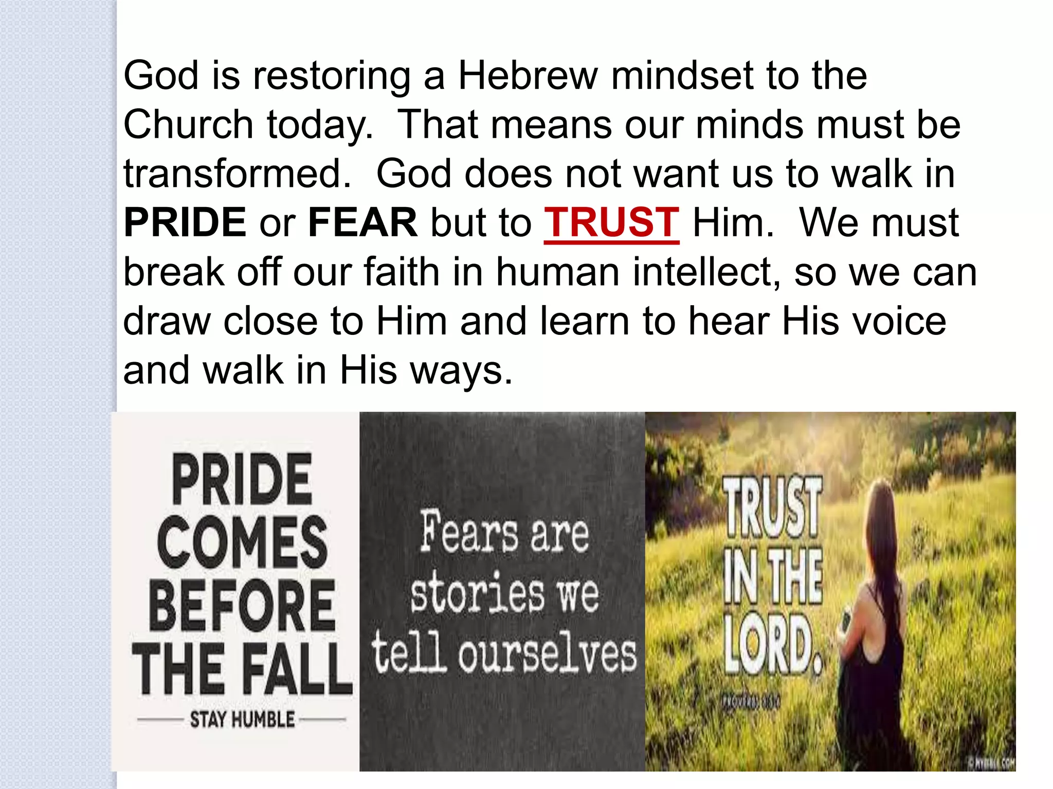 Hebrew mindset | PPTX