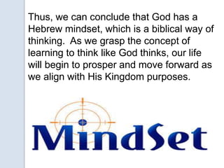 Hebrew mindset | PPTX