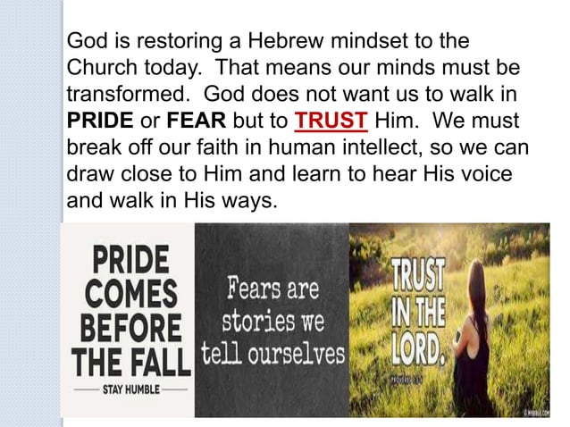 Hebrew mindset | PPTX