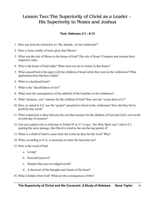Hebrews | PDF