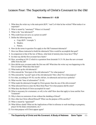 Hebrews | PDF