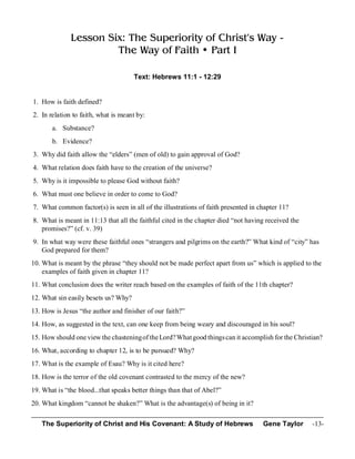Hebrews | PDF