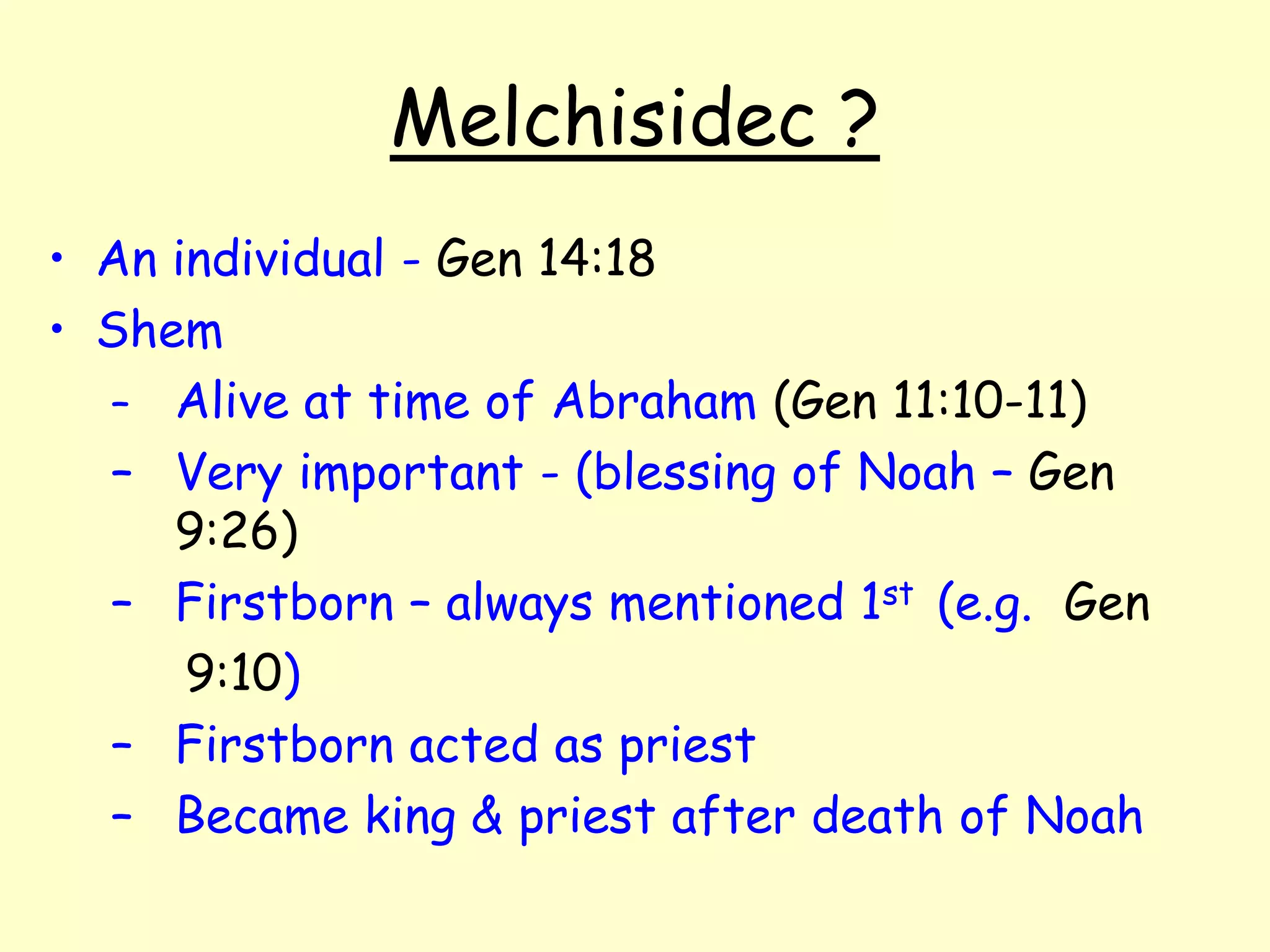 Hebrews priesthood | PPTX